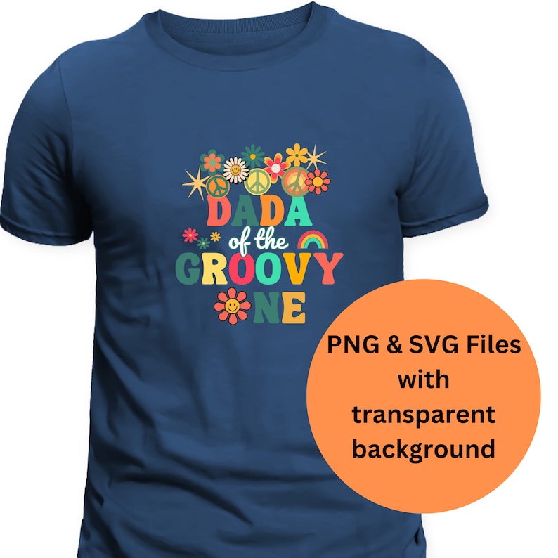 Groovy One Family Birthday PNG SVG Bundle: Retro 1st Birthday (digital ...