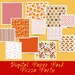 Pizza Party Digital Paper Pack: 12 Seamless Patterns (digital Download ...