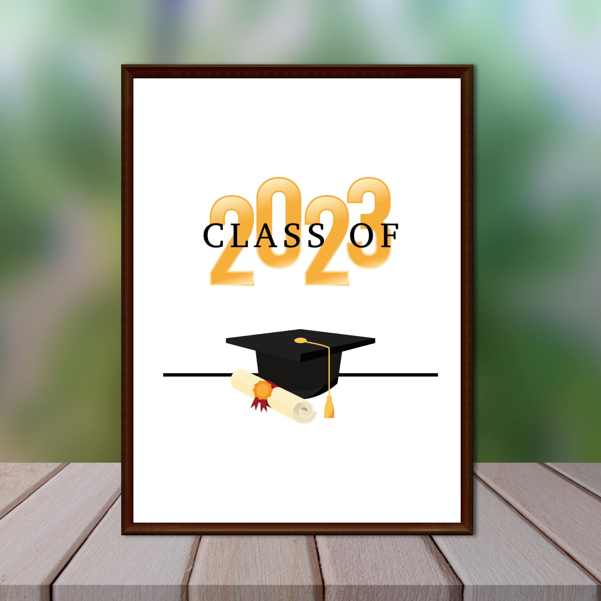 Printable Graduation Signs Table Decor Sign Bundle of 6 Signs Instant ...