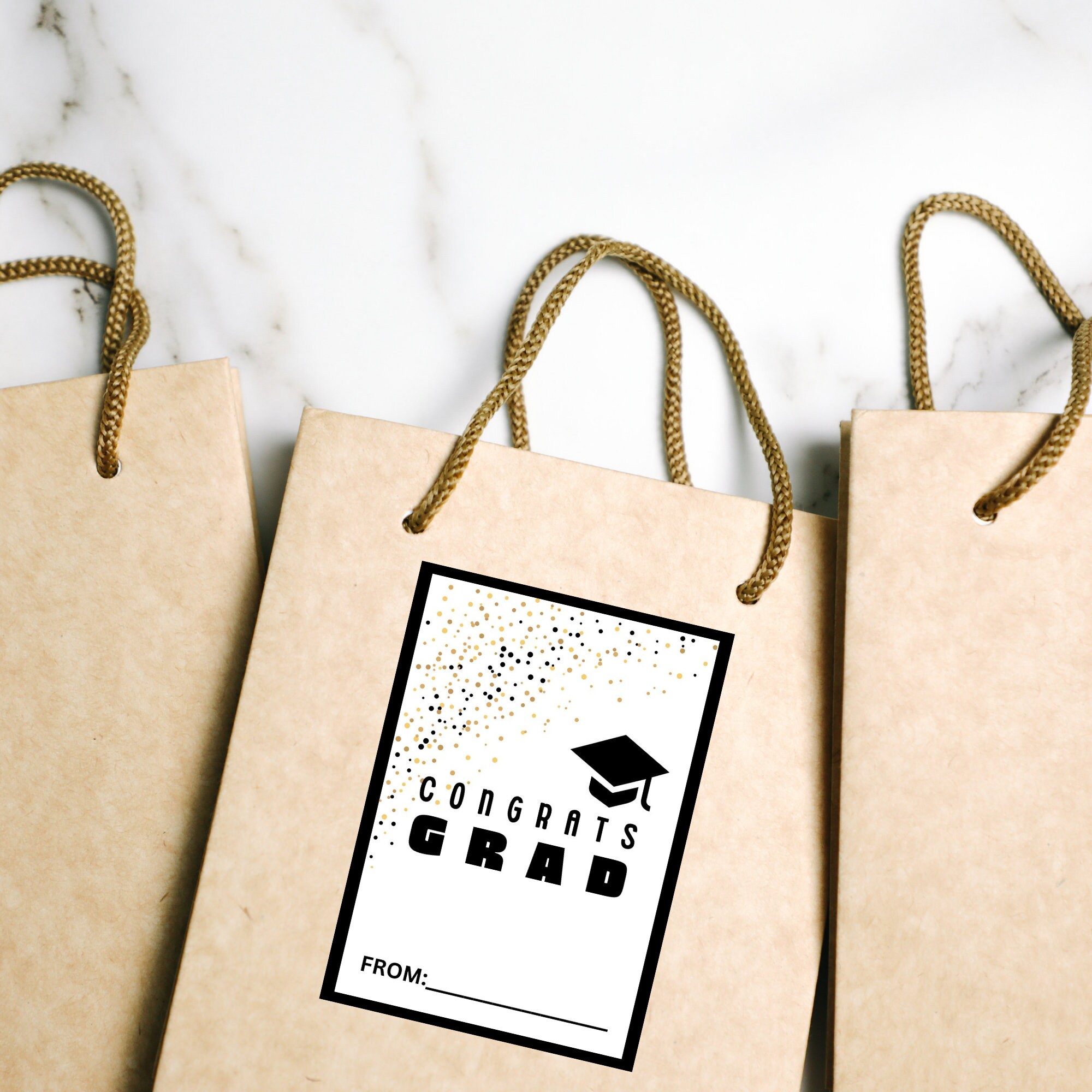 Graduation Gift Tags Printable Gift Tags Congrats Graduate Printable ...