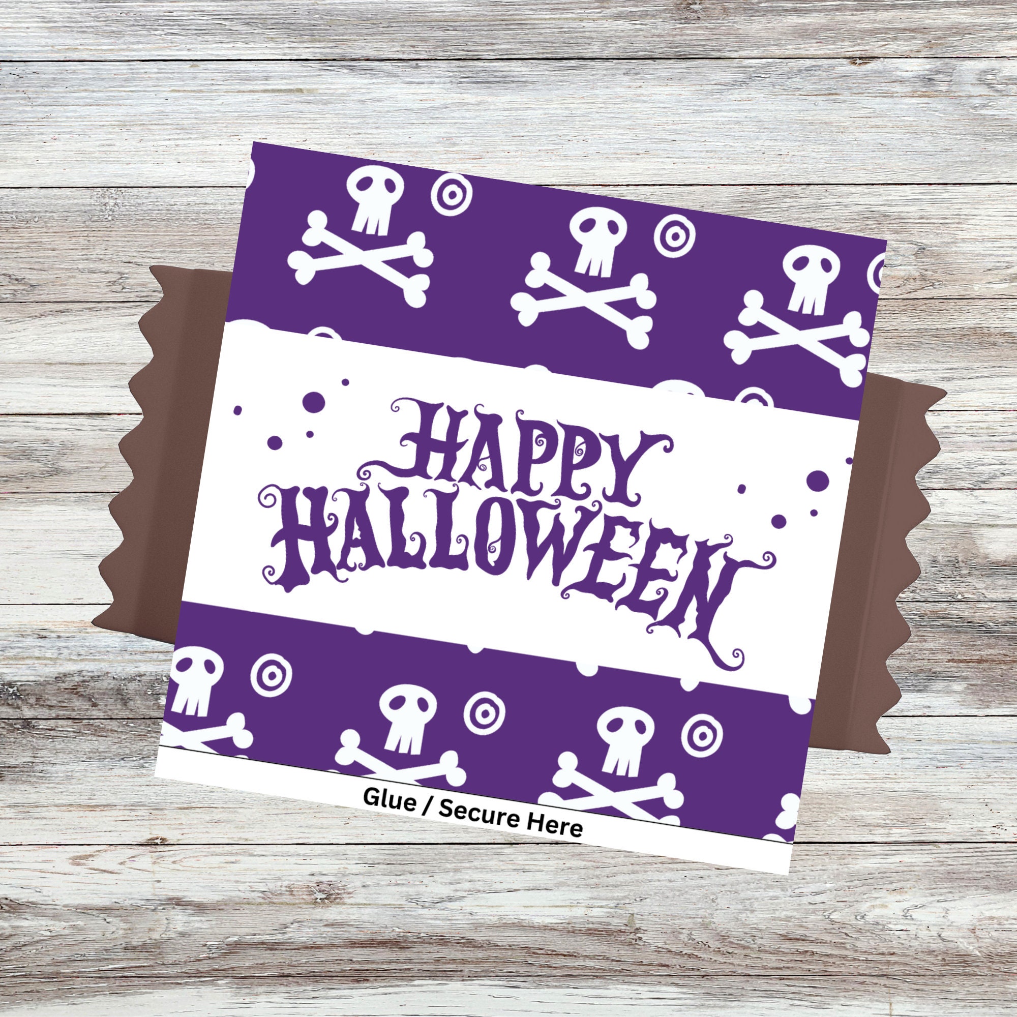 Candy Bar Wrapper | Halloween Candy Label | Printable Chocolate Bar ...