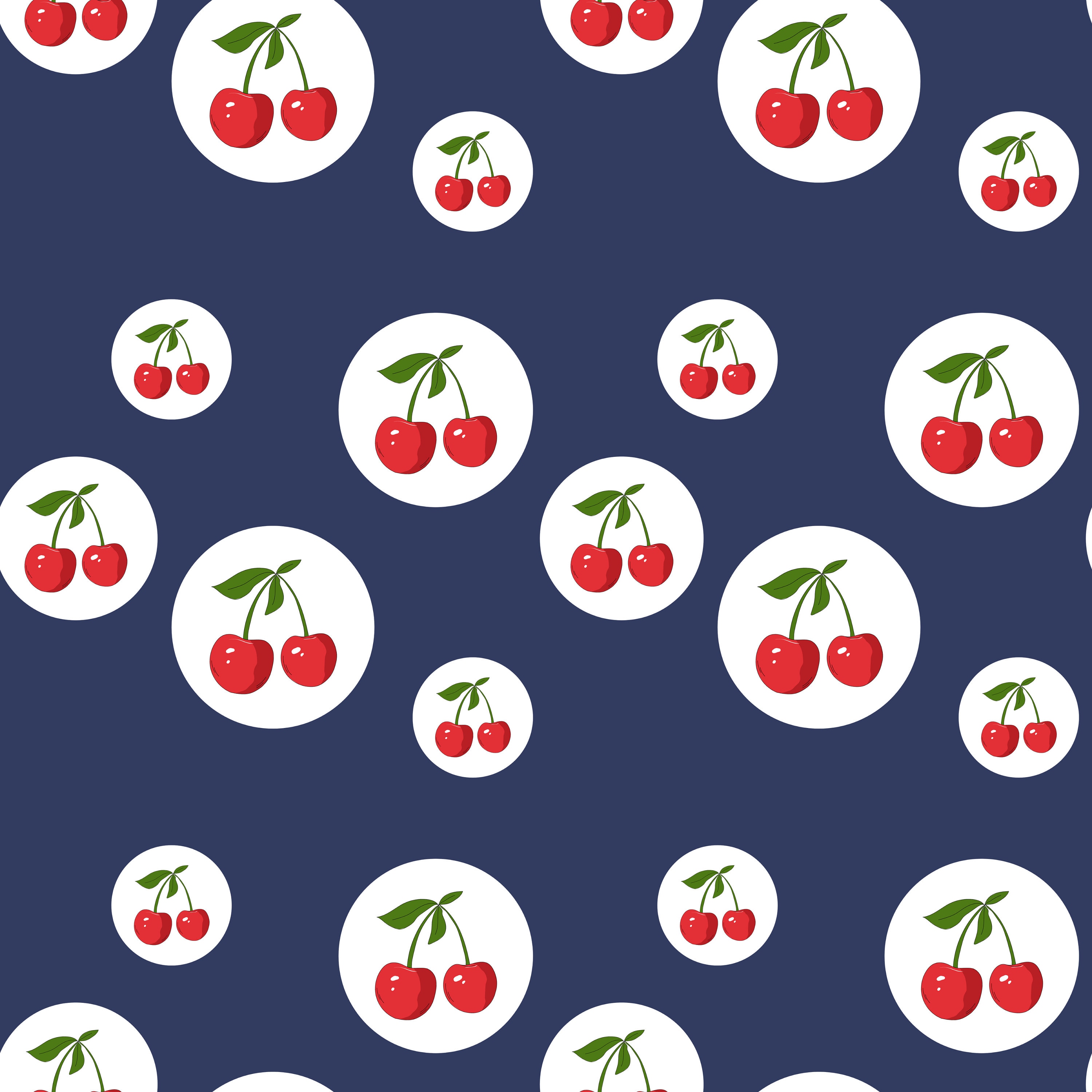 Cherry Digital Paper Pack Seamless Cherry Patterns Instant Download ...