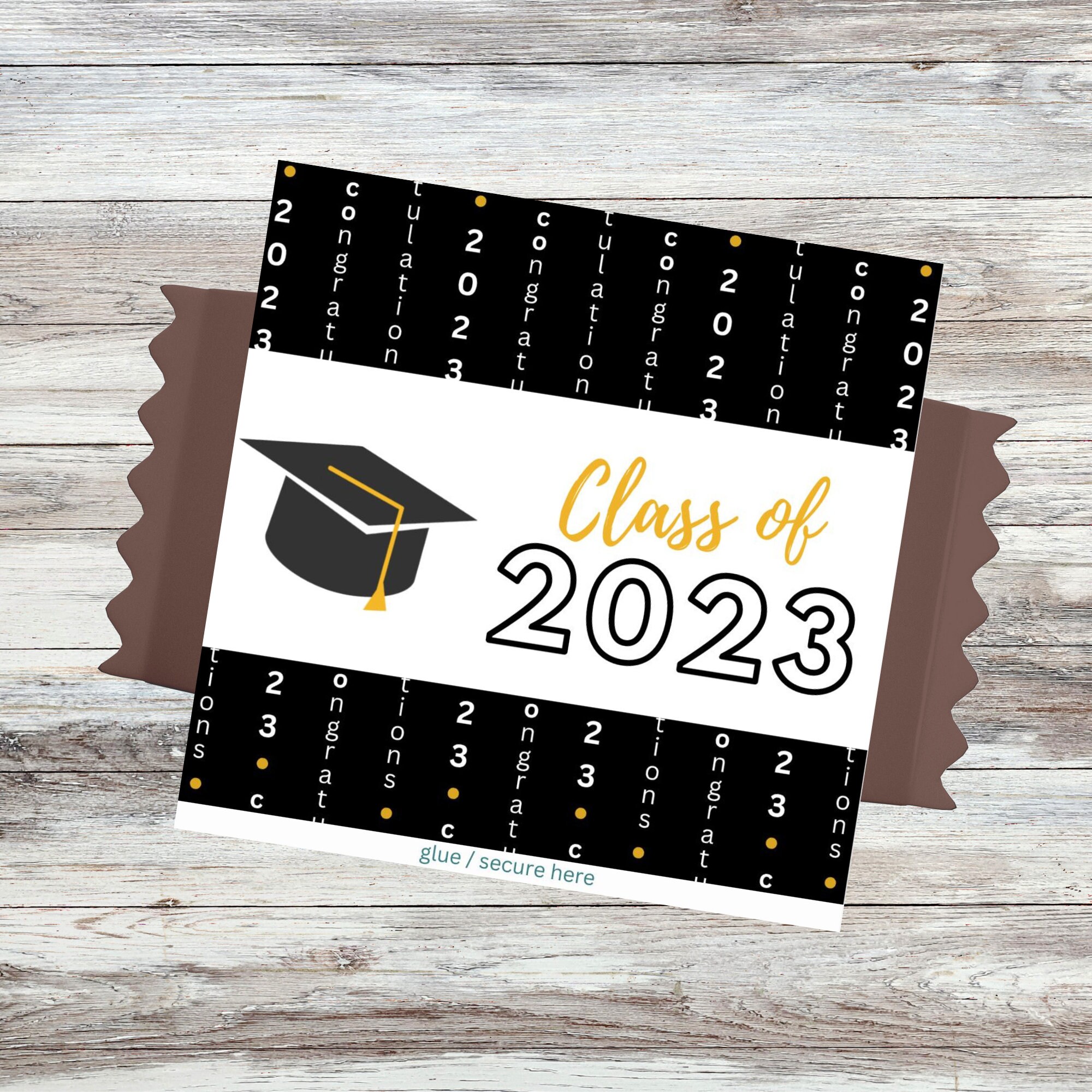 Printable Graduation Candy Bar Wrapper Template Grad Favors Chocolate ...