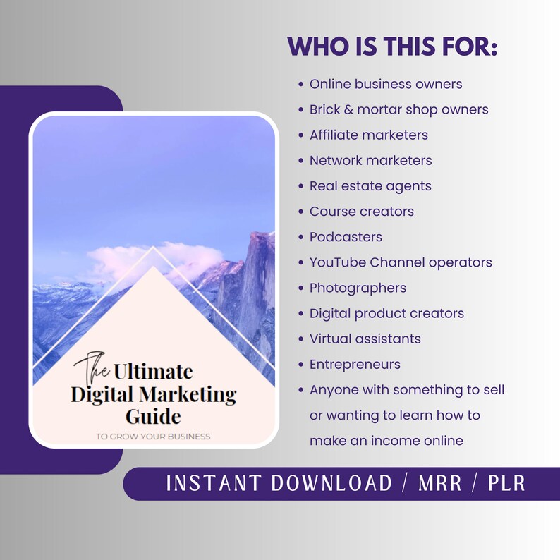 Digital Marketing Guide Bundle: 575-page Ebook With Resell Rights ...