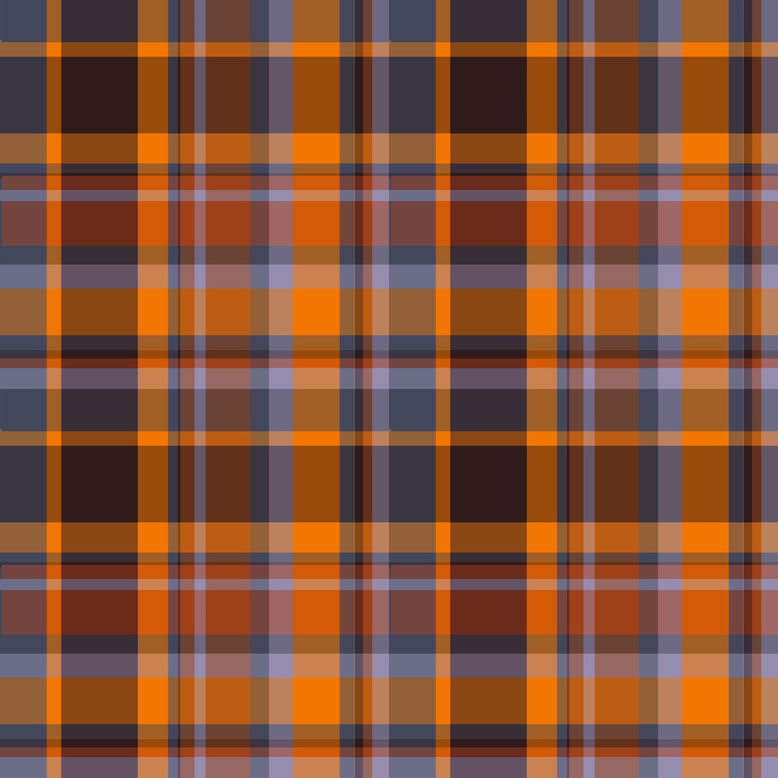 Orange Plaid Digital Paper Digital Paper Pack Gingham Check Digital ...