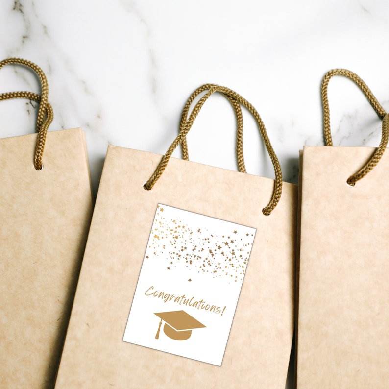 Graduation Gift Tags Printable Gift Tags Congratulations - Etsy