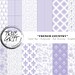 Purple French Floral Digital Paper: Scrapbook & Journal Kit (digital ...