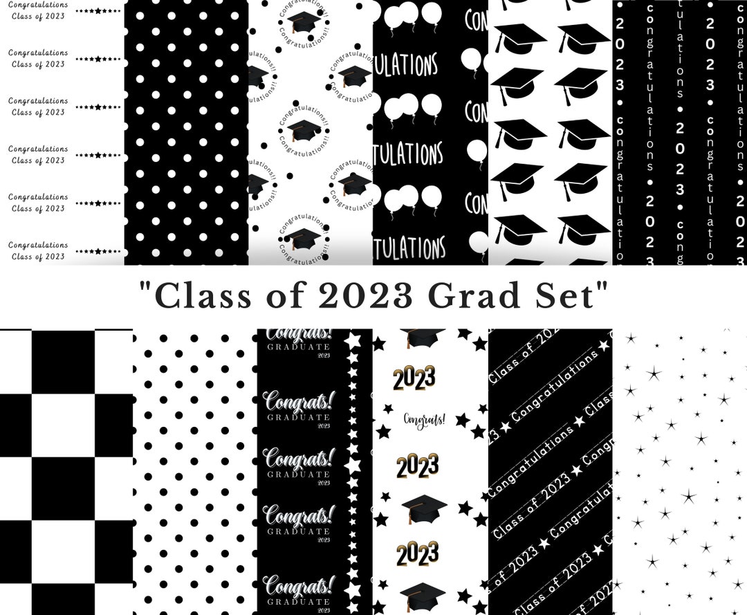 Scrapbooking Paper Graduation Scrapbook Paper Seamless Pattern - Etsy