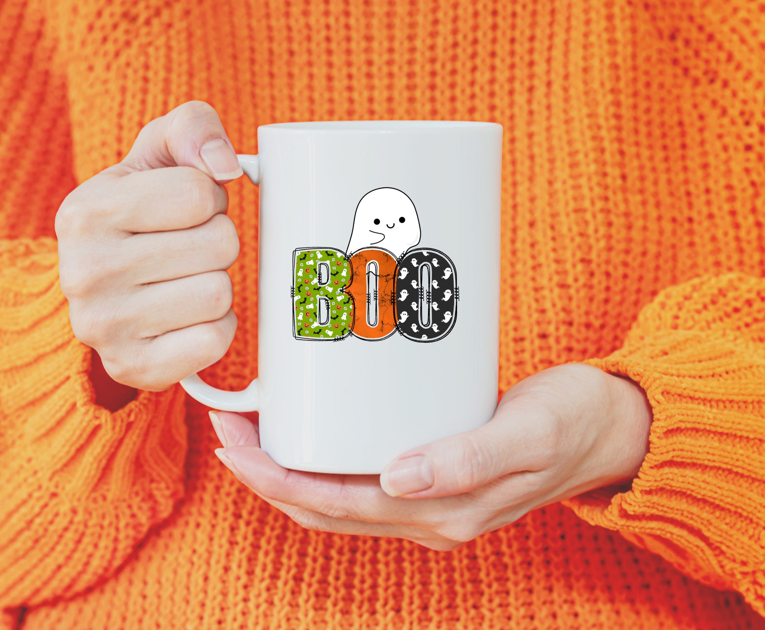 Halloween Doodle Letter Font Clip Art PNG Files Halloween Alphabet ...