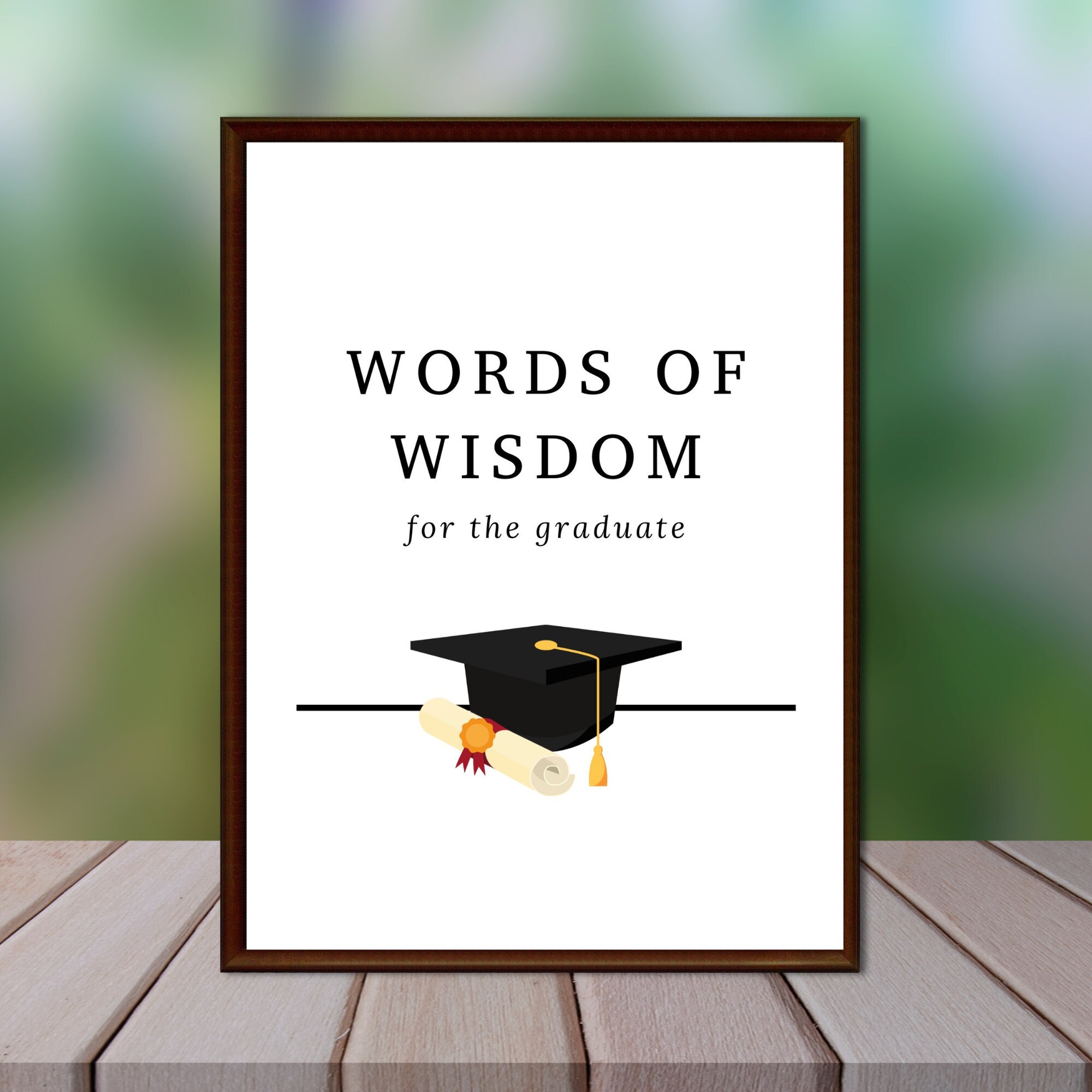 Printable Graduation Signs Table Decor Sign Bundle of 6 Signs Instant ...