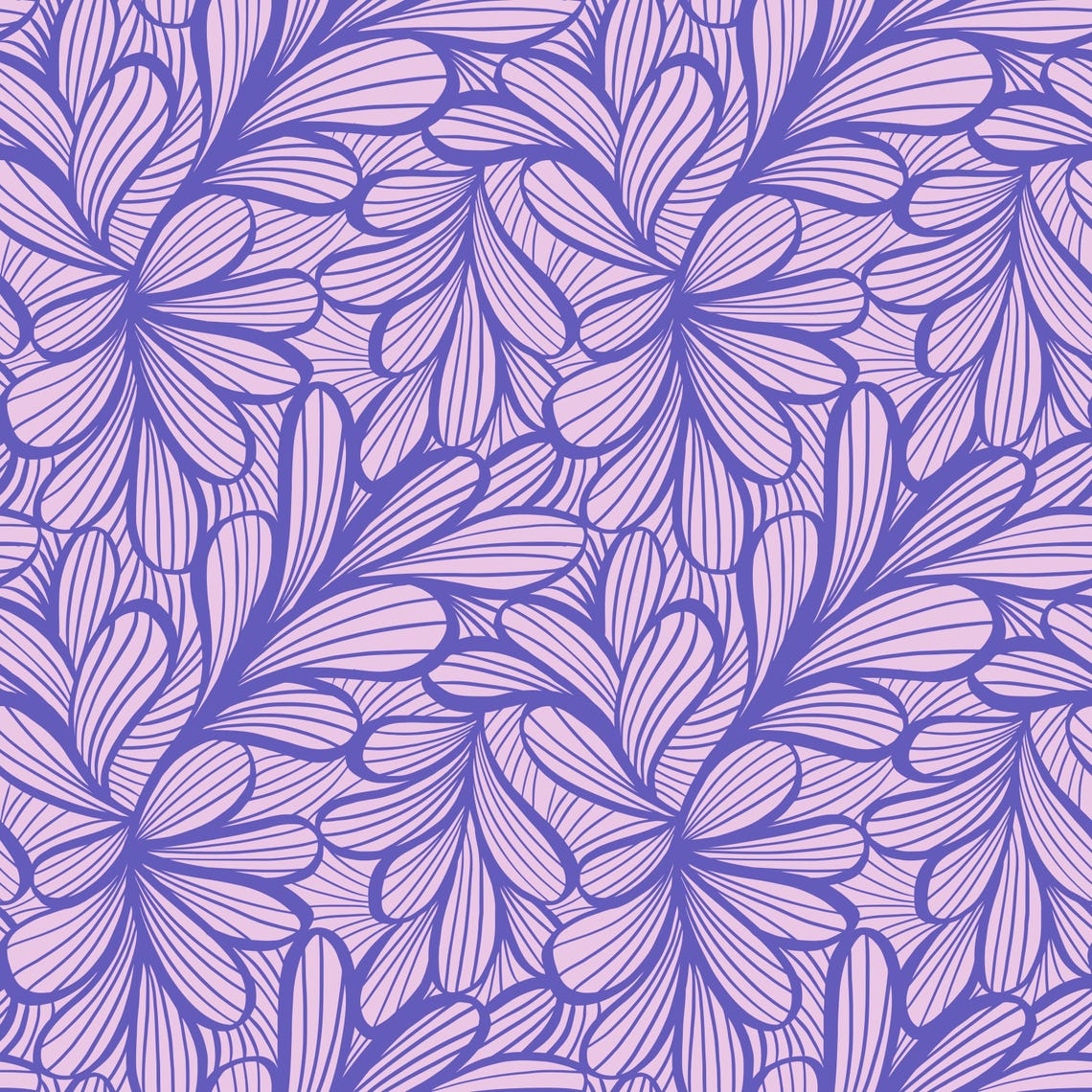 Purple Seamless Paper: Lavender & Lilac Scrapbook Patterns (digital ...