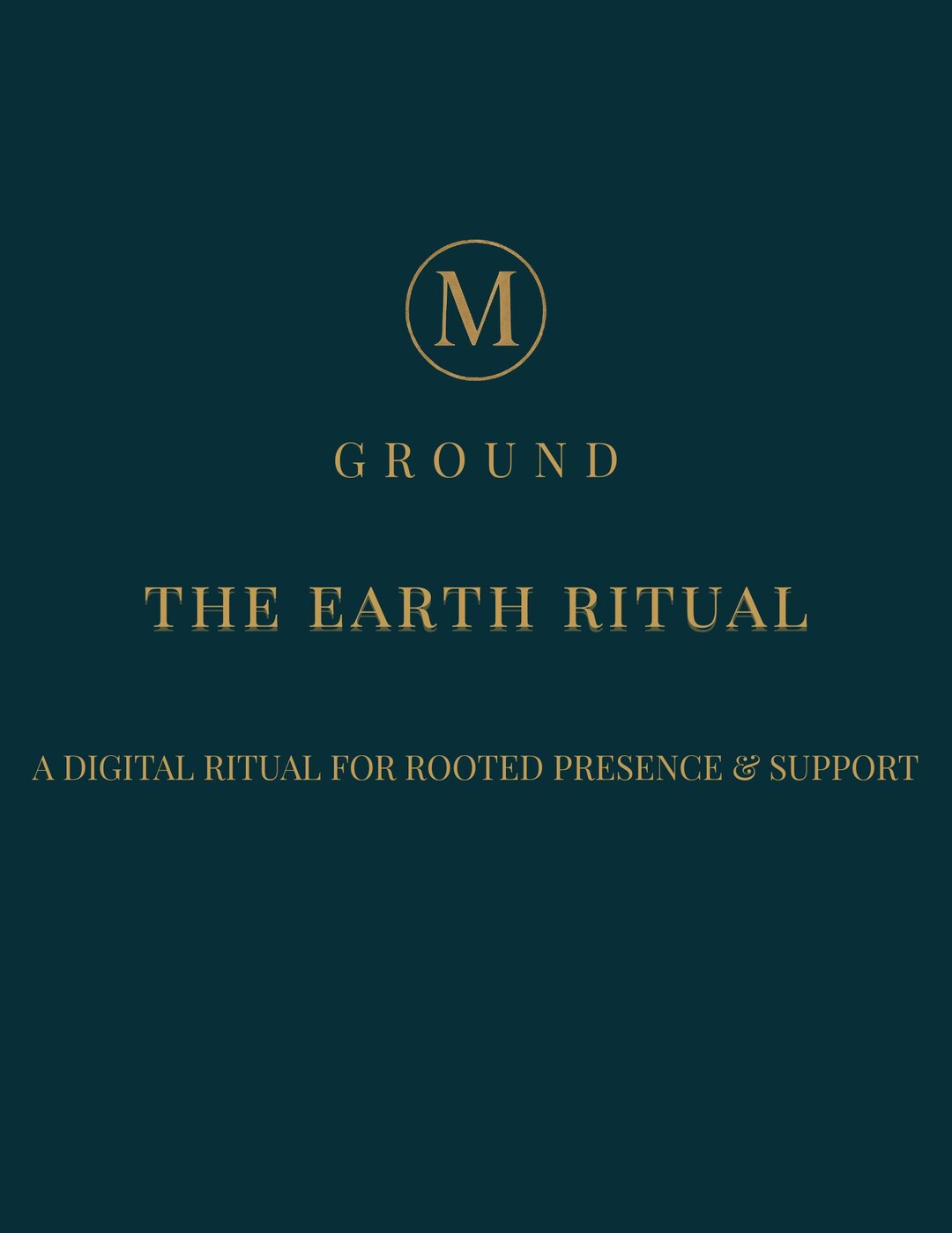Earth Ritual Grounding & Rooted Stability (self-guided Spiritual ...