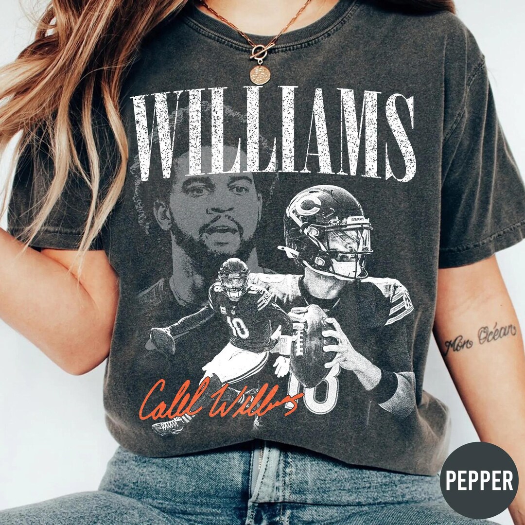 Caleb Williams Ice Man Champion Shirt, Vintage Caleb Williams Graphic ...