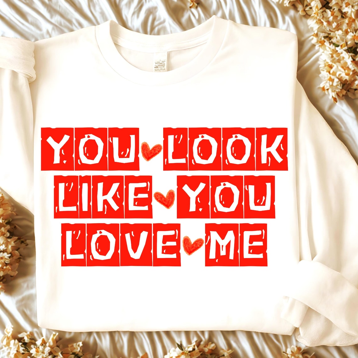 Retro Valentine Collage Png, You Look Like You Love Me Png, Love Quote ...