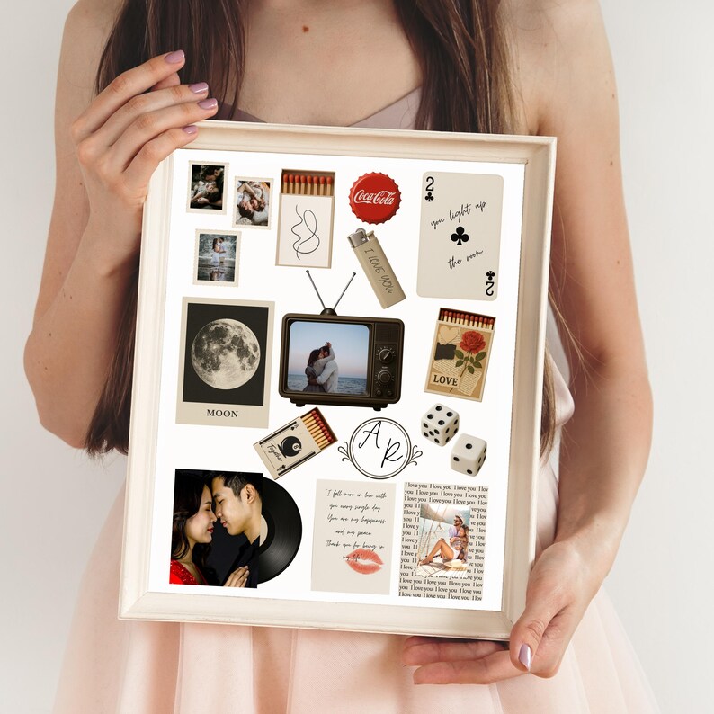 Editable Matchbook Poster Canva Template, Custom Matchbox Art Printable ...