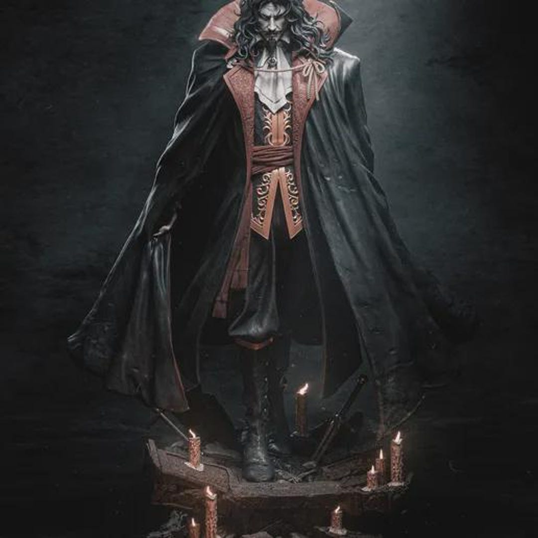 Dracula - Resin Statue - Display Figurine - Unpainted - Etsy