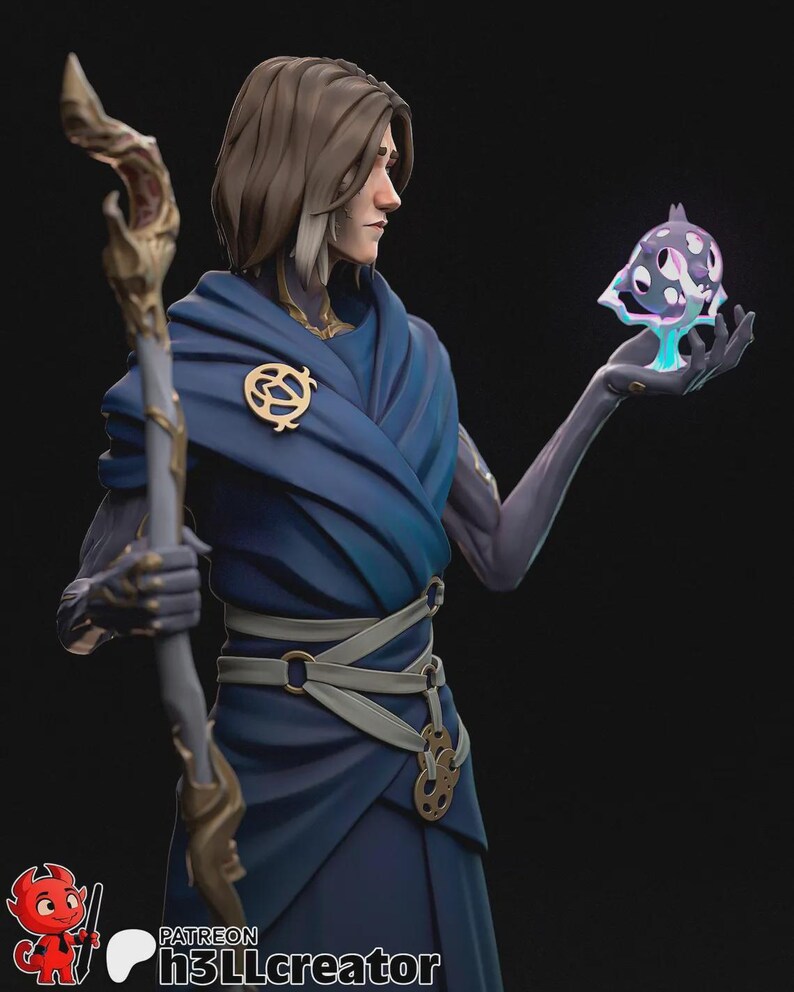 Viktor - League of Legends - Arcane - Resin Statue - Display Figurine ...