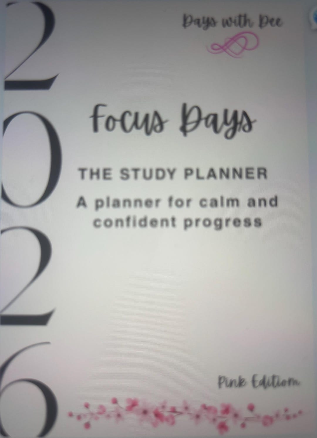 Focus Days Study Planner | Printable Student Planner | Calm & Minimal ...