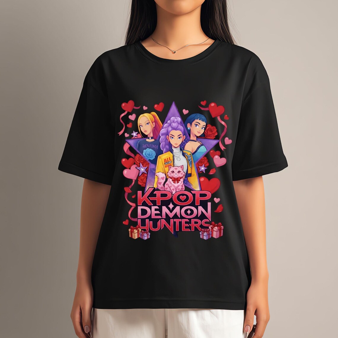K-pop Demon Hunter PNG Bundle, Huntrix Anime Girl Group, Fantasy Slayer ...