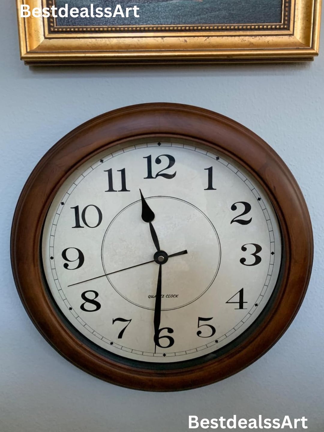 Wood Wall Clock | Vintage Style Clock | Farmhouse Wall Decor | Rustic ...