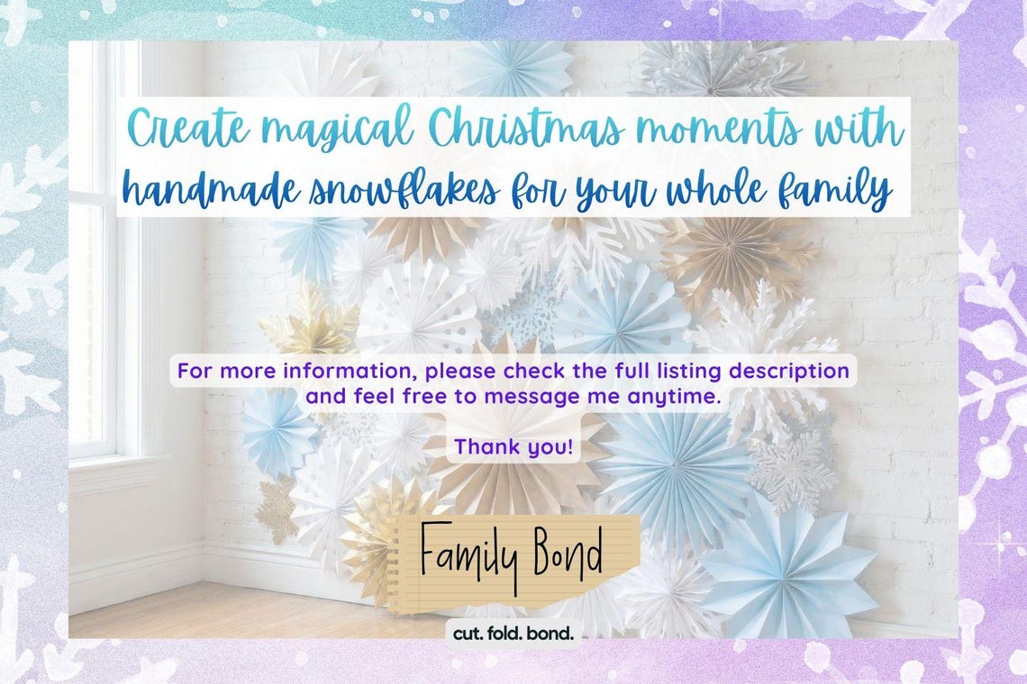 DIY 3D Paper Snowflake Patterns | Christmas Paper Decorations ...