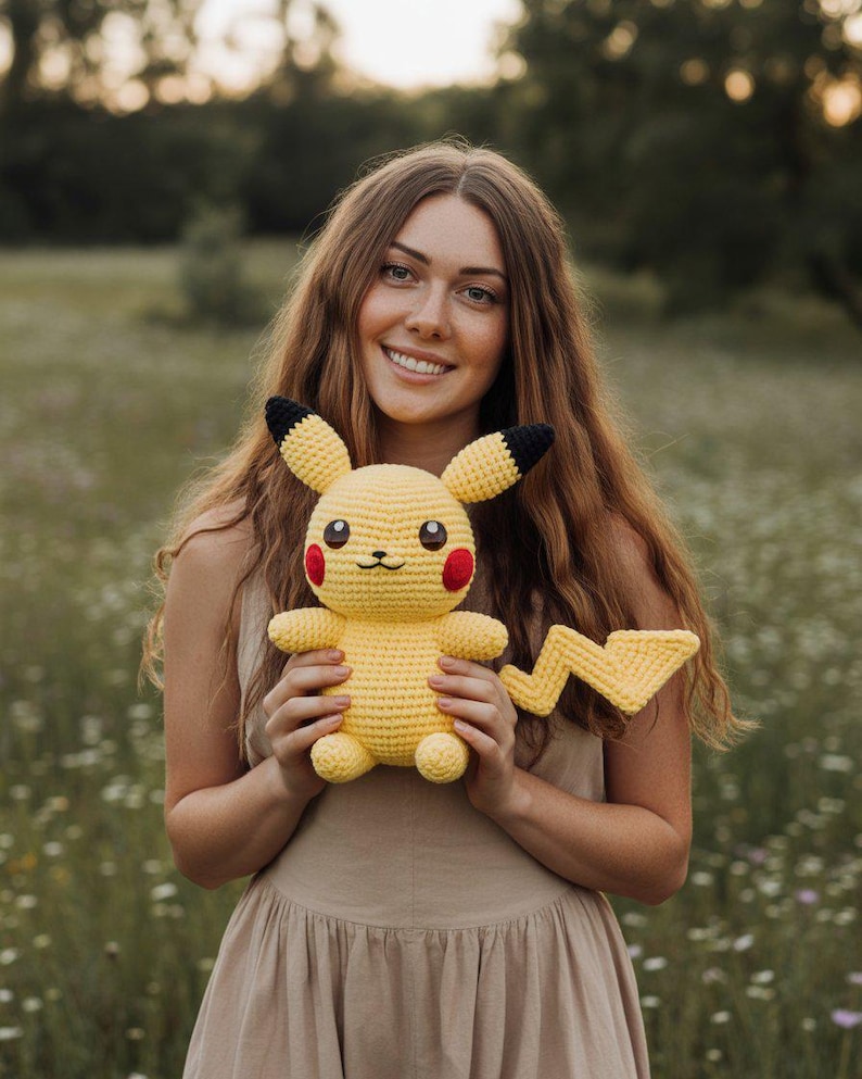 Pikachu Amigurumi Pattern PDF | Pokemon Crochet Pattern, Lightning ...