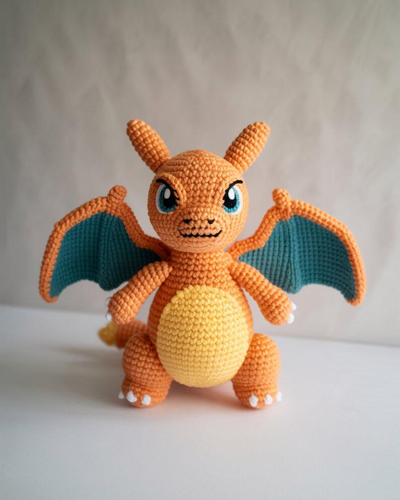 Charizard Crochet Pattern PDF | Pokémon Amigurumi Plushie | Easy ...