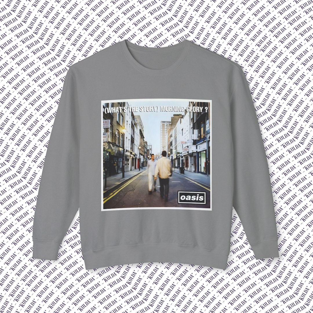 Oasis "(what's the Story?) Morning Glory" Sweatshirt | Band Album Cover ...