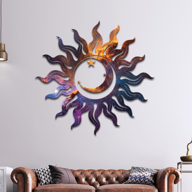 Cosmic Metal Wall Art - Etsy