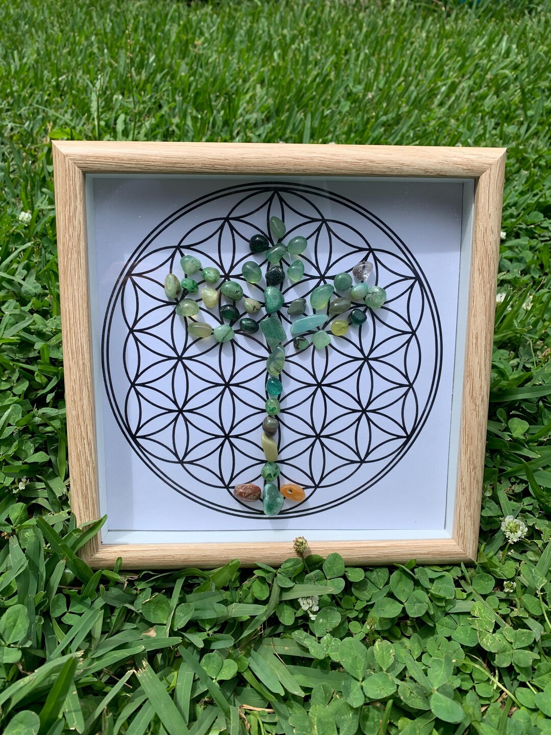 DIY Crystal Art Kit – Sacred Geometry, Mixed Stone Painting - Etsy ...