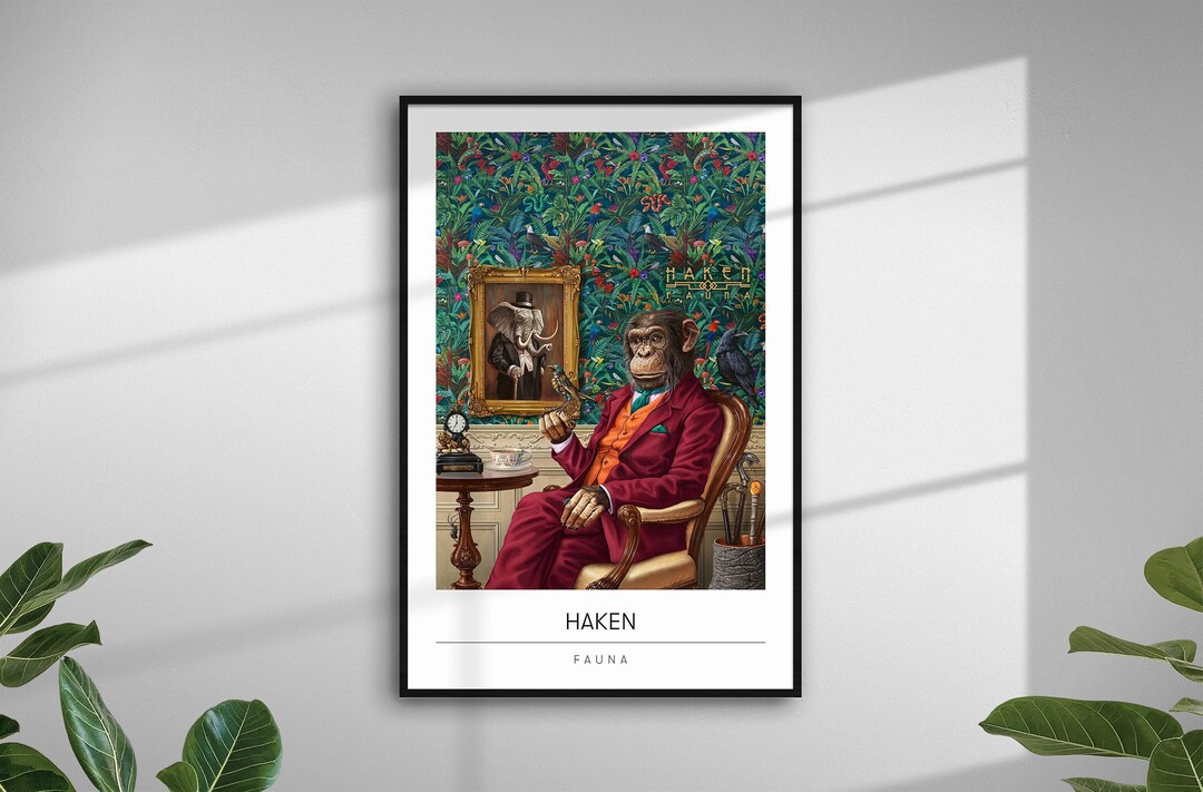 Haken Poster, Fauna, Haken Print, Progressive Metal Music, Album Cover ...