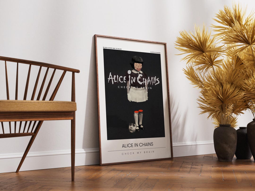 Alice in Chains Check My Brain Poster Print | Grunge Rock Album Art ...