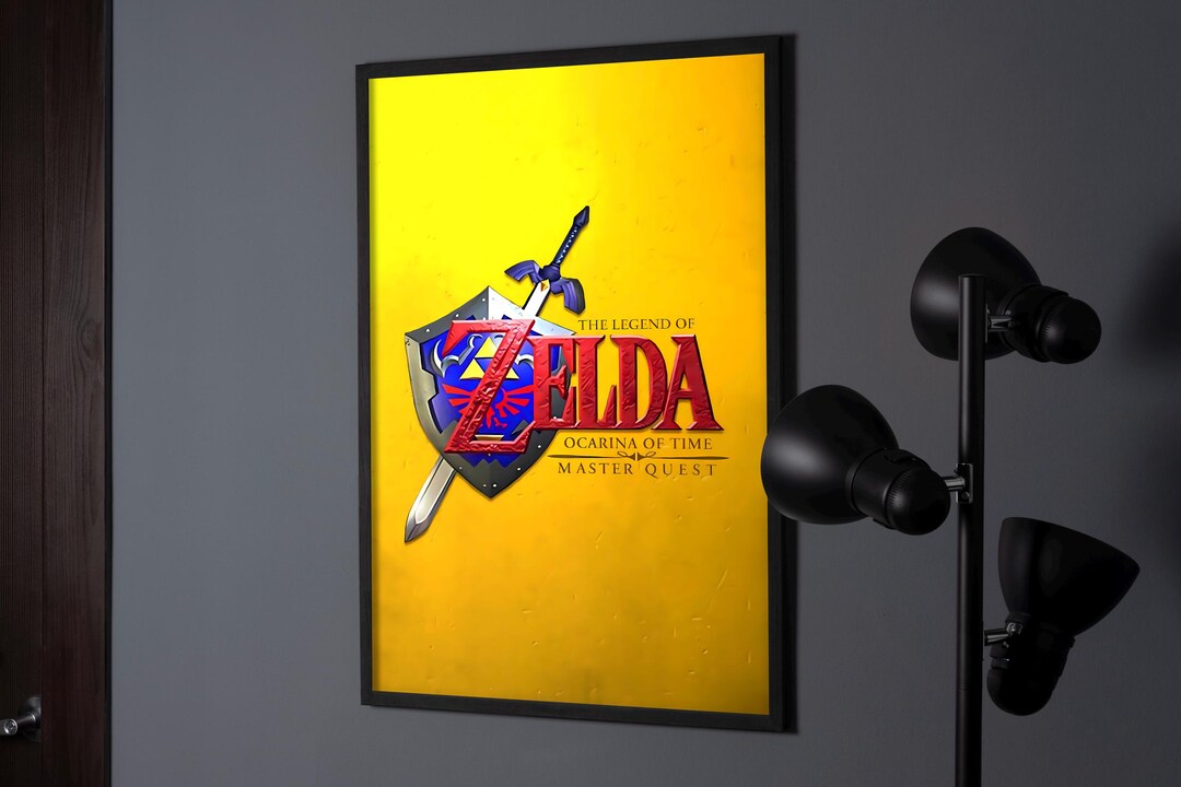 The Legend of Zelda Ocarina of Time Master Quest Poster Print | Gaming ...