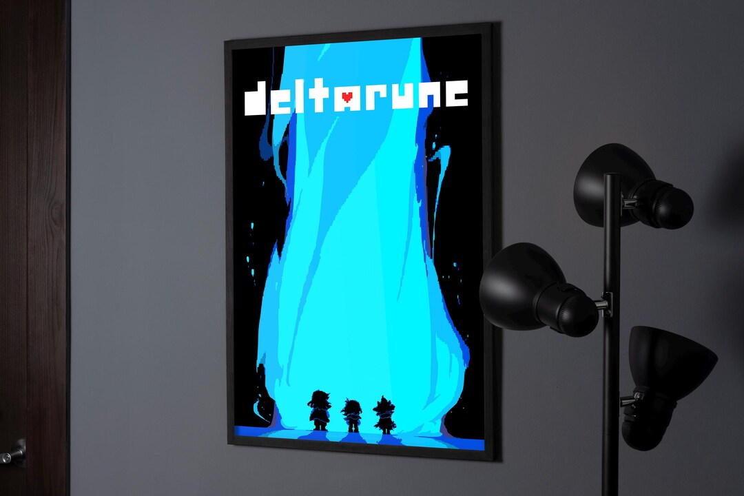 Deltarune Poster Print | Video Game Wall Art | Indie RPG Game Decor ...