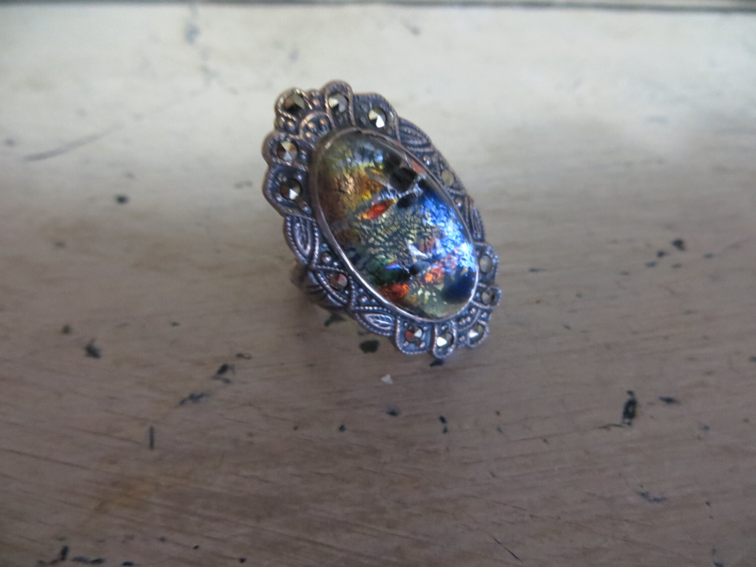 Large Foil Ring - Etsy