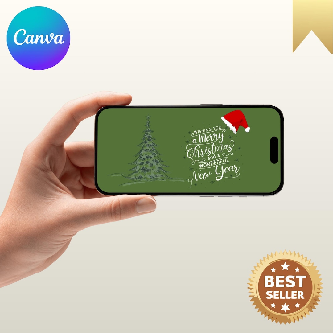 Christmas Party Banner | Editable Canva Template | 35x60 Digital ...