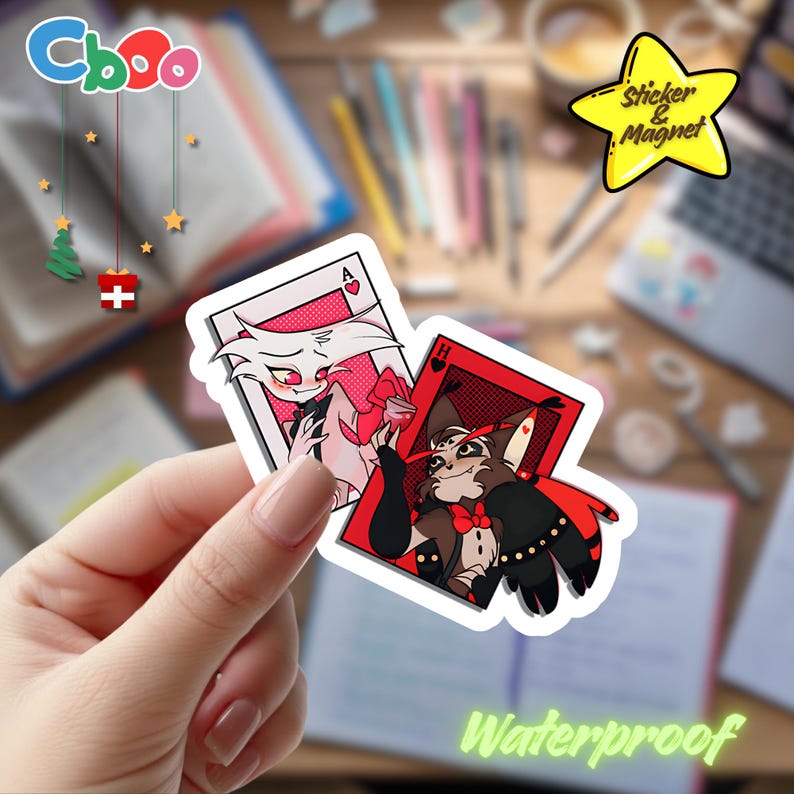 Hazbin Hotel Lucifer Duck Waterproof Sticker - Etsy