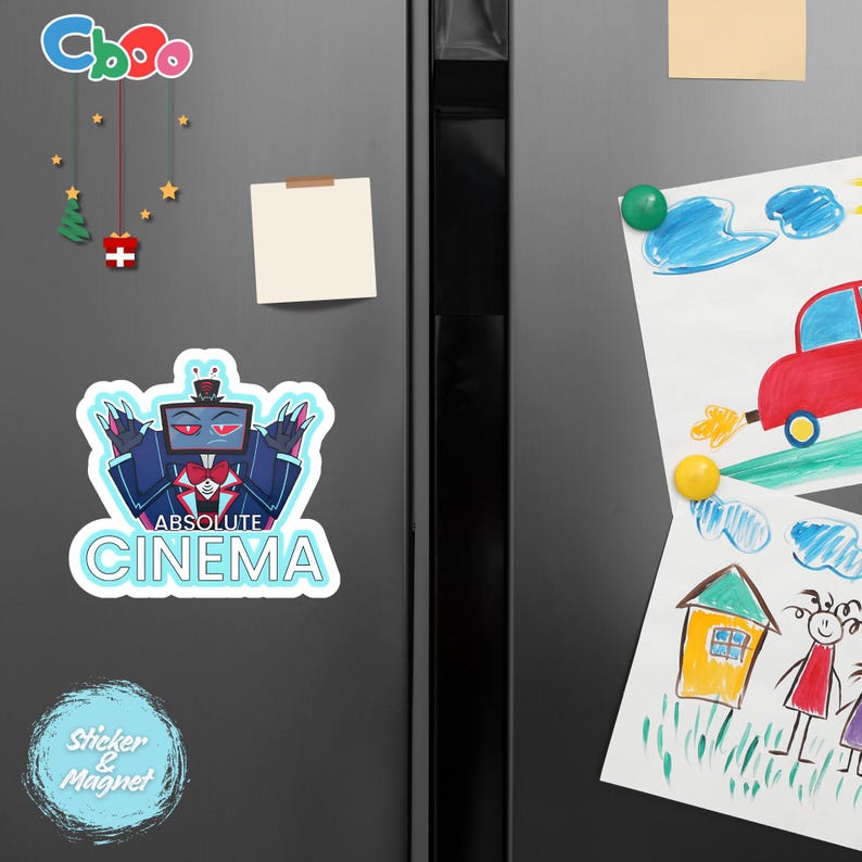 Hazbin Hotel Vox Sticker, Absolute Cinema, Waterproof Vinyl Decal - Etsy