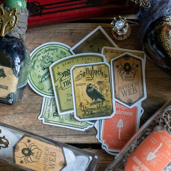 Potion Bottle Labels - Etsy
