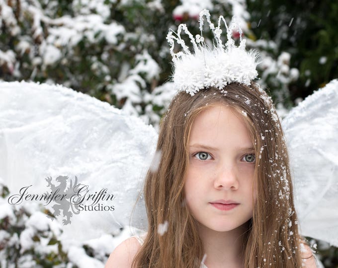 Snow Crown Ice Crown Snow Fairy Snow Queen Ice Queen Snowflake Tiara ...