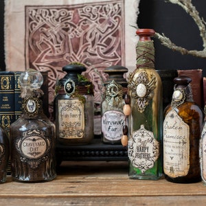 Extra Large Wizard Potion Bottles, Magic Potions, Altered Bottle Art ...
