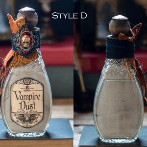 Large Vampire Dust Potion Bottles Altered Art Potion Bottles - Etsy