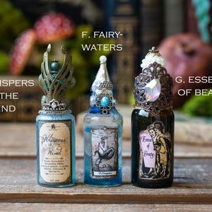 Mini Fairy Potion Bottles, Whimsical Pixie Dust Decor, Ethically Sourced Fairy Art - Etsy