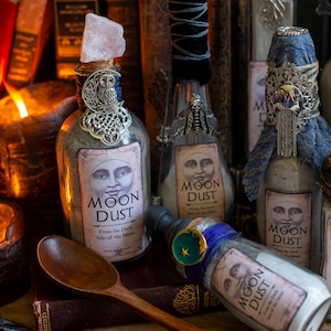 Moon Dust Potion Bottles, Halloween Potion Bottles, Magic Potions ...