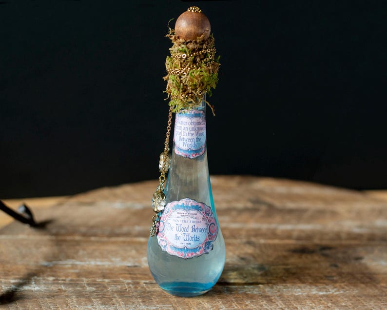 Magical Potion Bottle, Wood Between the Worlds Potion, Fantasy Decor - Etsy