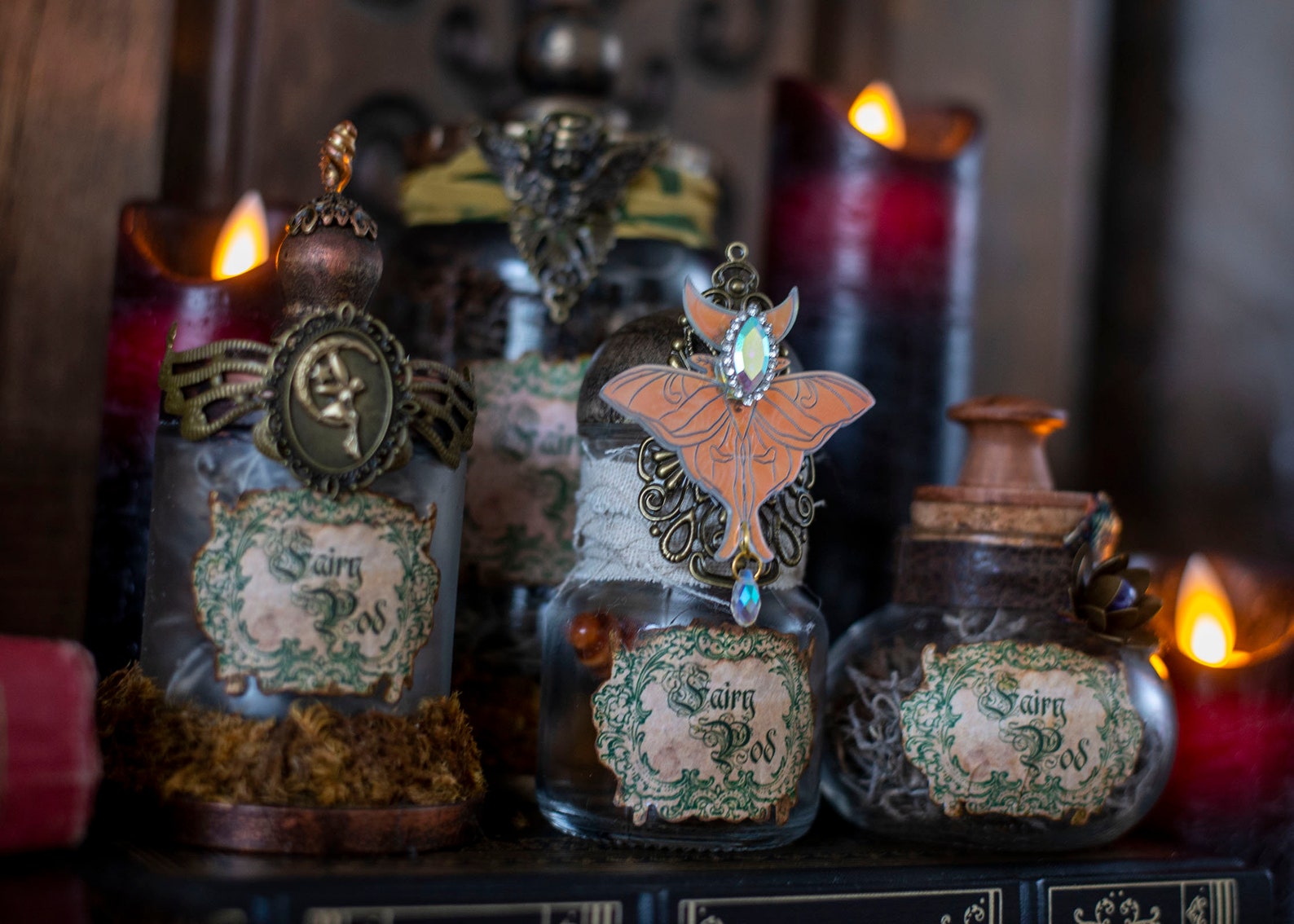 Magic Potion Bottles Fairy Magic Spells Upcycled Glass - Etsy