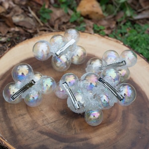 Set of Glass Bubble Hair Clips, Water Fairy, Mermaid Hair Clip, Fairy ...