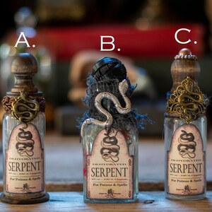 Serpent Potion Bottle, Wizard Potion, Witch Potion, Wizard School ...