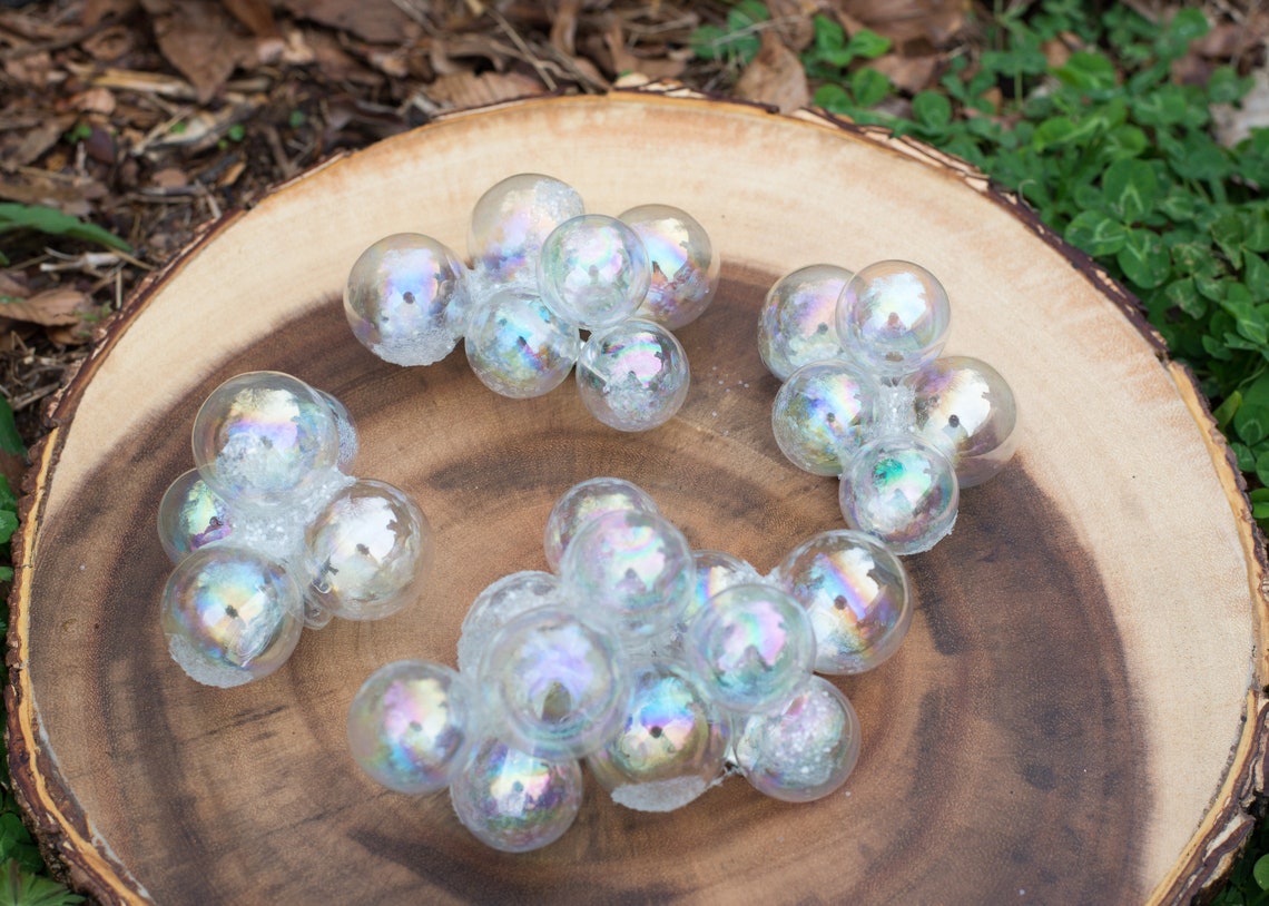 Set of Glass Bubble Hair Clips Water Fairy Mermaid Hair | Etsy