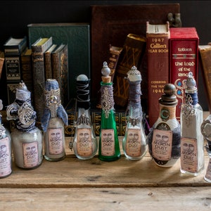 Moon Dust Potion Bottles, Halloween Potion Bottles, Magic Potions ...